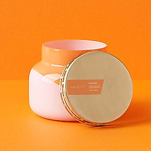 Capri Blue Volcano Candle - Dual Tone Signature Jar Candle - Luxury Aromatherapy Soy Candle - Sugared Citrus Scented Candle (19 Oz)