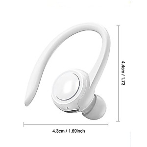 XUnion T10 Wireless Headphones Stereo Headphones Bluetooth 5.2 Sports Waterproof Earbuds Headphones with Microphone Bluetooth Earpho, Black Sh5