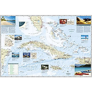 Caribbean Map (National Geographic Destination Map)