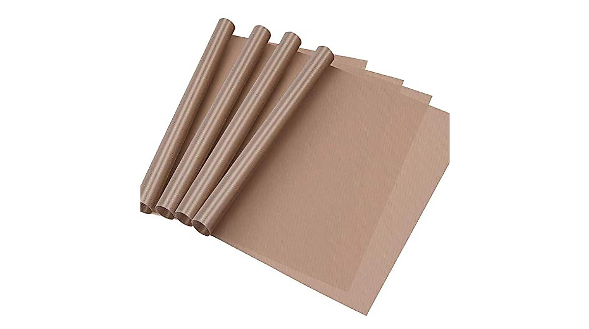 Selizo 4 Pack Teflon Heat Press Sheets | Non-Stick Craft Mat