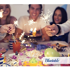 Navy Blue Plastic Tablecloth Round Disposable (12 Pack) Bulk - Ultra Heavy Duty Table Cloth (84” Inches) 4, 5, or 6 Foot Round Tables (Manteles para Fiestas) Blue Party Tablecloths [12 Pack]