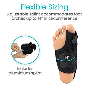 Vive Bunion Corrector for Women & Men Big Toe - Toe Separator Non-Surgical Hallux Valgus Correction, Hammer Toe Straightener Bunion Relief - Big Toe Brace Splint - Day Night Support 2 Pcs (Black)
