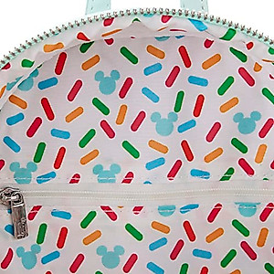 Loungefly Disney Mickey and Minnie Mouse Sweet Treats All Over Print Womens Double Strap Shoulder Bag Purse