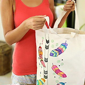 Zenacolor 20 Fabric Markers Pens Set - Non Toxic, Indelible and Permanent Fabric Paint Fine Point Textile Marker Pen - Pens Fine Point Tip