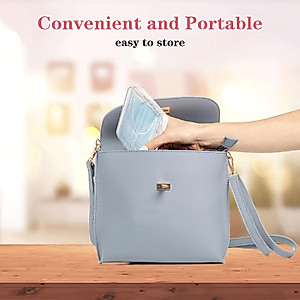 Gjinxi 3PCs Mini Plastic Storage Containers Box, Clear Organizer Storage Case for Small Items, Rectangle Travel Storage Bins for Beads, Game Pieces, Business Cards, Crafts Accessories (110×90×28 mm)