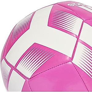 adidas Unisex-Adult Starlancer Club Ball, Team Shock Pink/White, 4