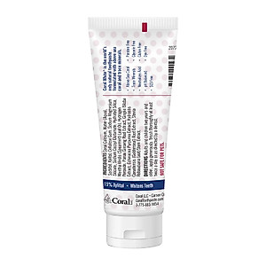 Coral White Kids Bubble Berry Fluoride Free Toothpaste - 4 Ounces (3 Pack)