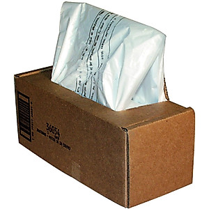 Fellowes Powershred Shredder Bags for 125/225/2250 Series Shredders, 50 Bags & Ties (36054)