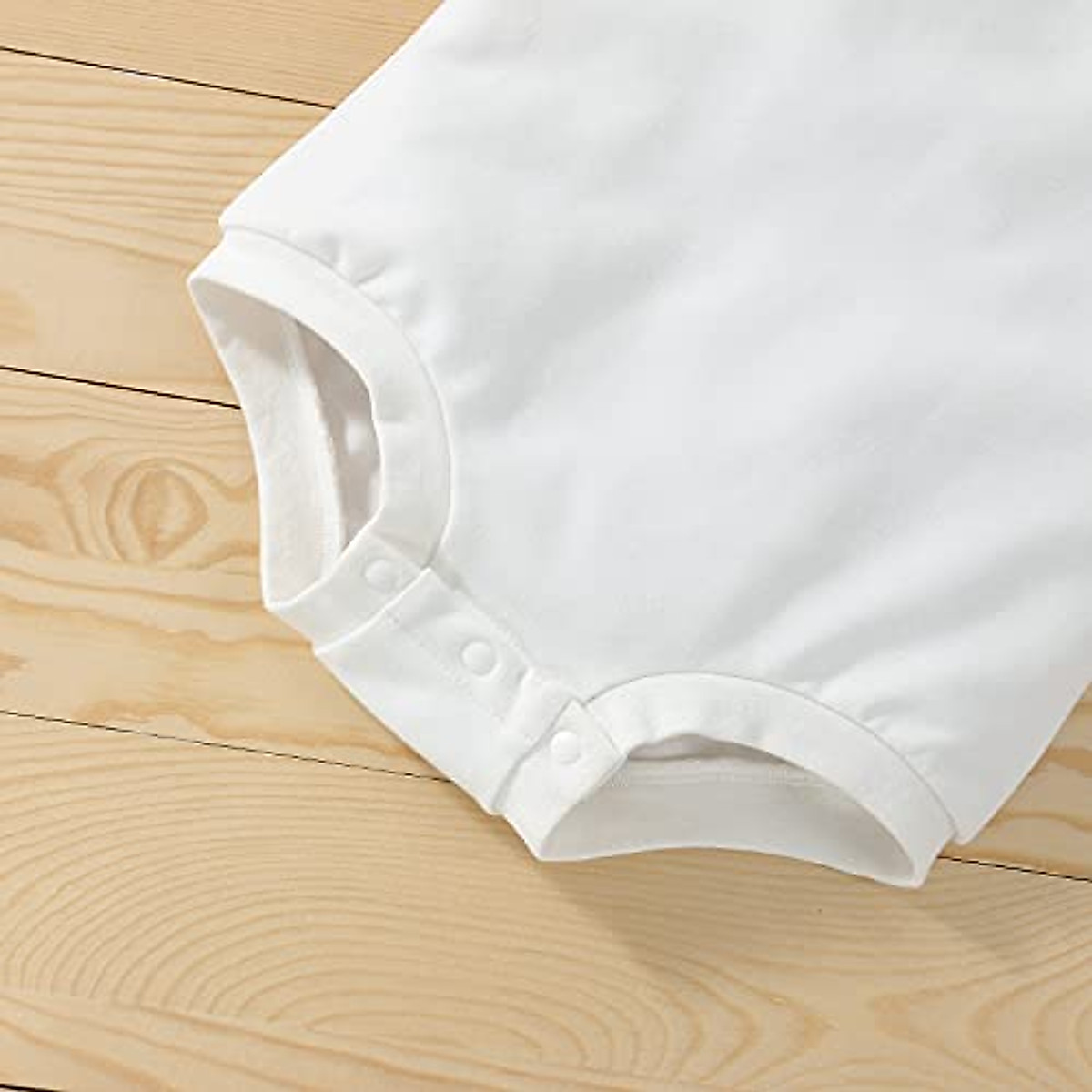 Sweatshirt Romper for Infant Baby Girl Boy Long Sleeve Crewneck Oversized Bodysuit Waffle Fall Winter Pullover Top (Solid Beige, 0-6 Months)