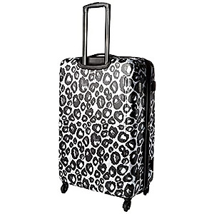 American Tourister Moonlight Hardside Expandable Luggage with Spinner Wheels, Leopard Black, 3-Piece Set (21/24/28)