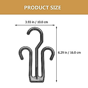 LIOOBO Sneaker Rack Bike Shoe Holder Drying Rack: 24pcs Plastic Cycle Shoe Hanger Towel Hooks Double Hooks Hanging Shoe Organizers Sneaker Shelf