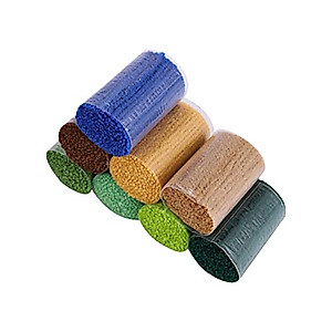 EXCEART 18pcs Wool Area Rugs Plush Yarn Cotton Ball Woobie Blanket Knitting Yarn Thick Bobbin Quilting Thread Bracelet String Carpet Embroidery Friendship braclets Floss