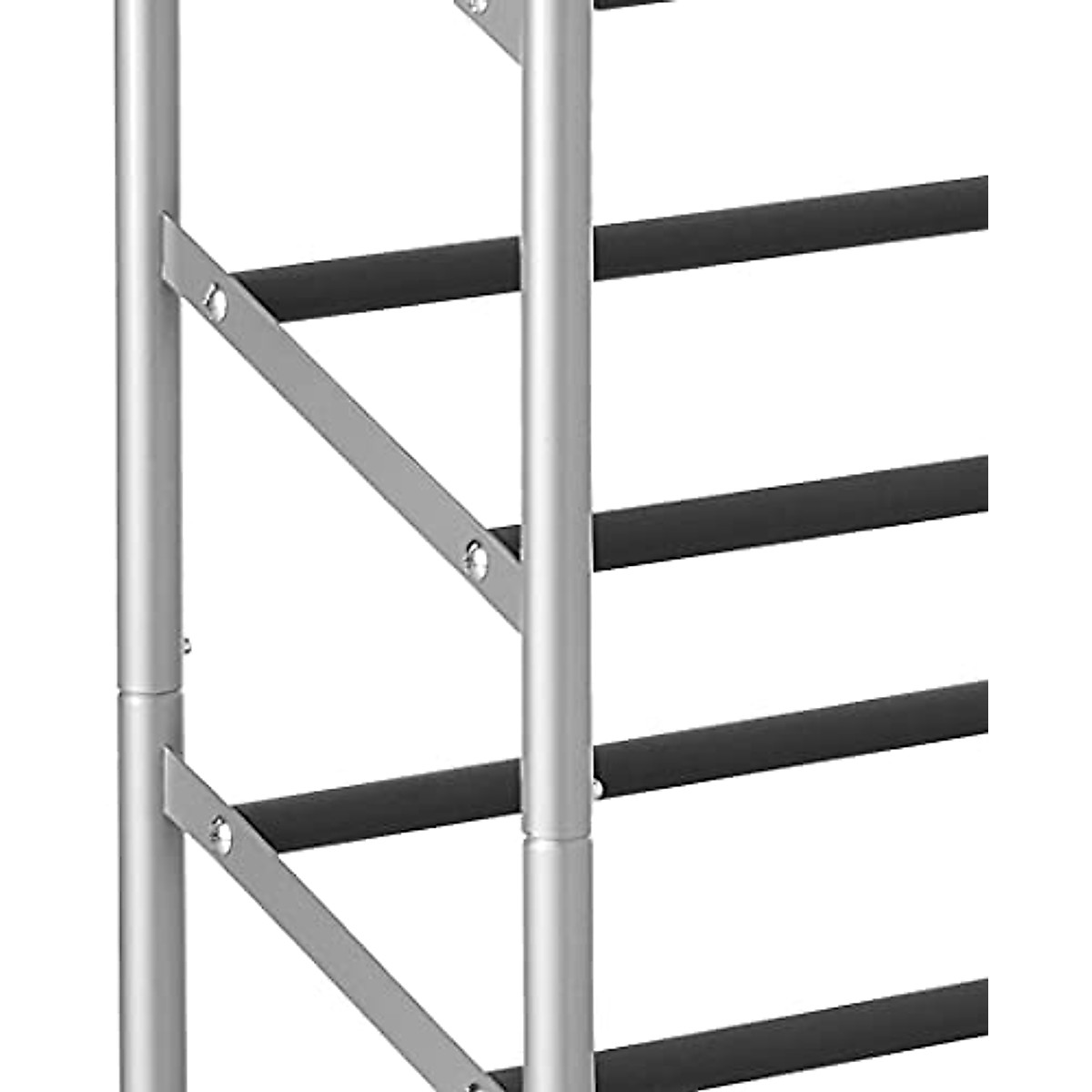 Whitmor 8 Tier Shoe Tower - 40 Pair - With Non-Slip Racks