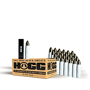 Hogg 17oz Sublimatable On Point Bullet Tumbler Case (25 Pack) DIY, Customizable, Add Logo, Vinyl, Alcohol Ink, or Glitter & Epoxy To Any Cup. Bulk/Wholesale Sublimation Tumblers