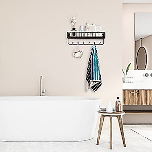 Key Holder for Wall，Key Hooks for Wall, Mail Organizer Wall Mount Key Rack Hanger Holder Decorative Metal Wire Mesh Mail and Key Holder for Wall with Shelf, Entryway, Bathroom, Living Room by DB