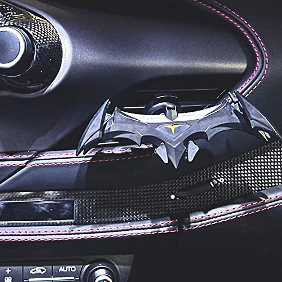 RFSRZ Bat Phone Holder for Car, Car Vent Bat Mount Cool Car Accessories Car Gifts for Men Universal Cell Phone Holder Bat Decorations Collectibles Gravity Automatic Locking Hands Free