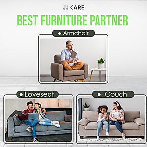JJ CARE Couch Cushion Support [17" x 48"] - Heavy-Duty 4 Folds Couch Supports for Sagging Cushions, Nonslip Sofa Support Board, Couch Saver for Saggy Couches, Couch Support Board for Seat & Chair