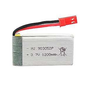 2 Pcs 3.7V 1200mAh 25C 903052 Rechargeable Lipo Battery with USB Charger for HQ898B H11D H11C RC Quadcopter Drone Spare Parts