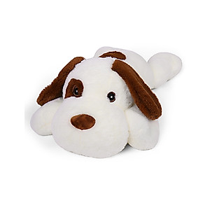 Gubuy 5 lb Weighted Animal Plush, 24in Weighted Cute Dog Plushie Toy Dolls Pillows (Dog)