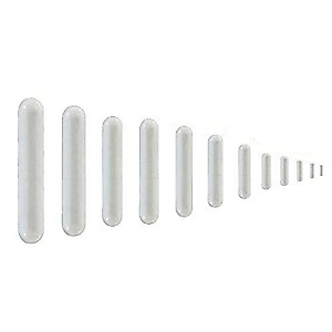12pcs PTFE Magnetic Stirrer Mixer Stir Bar Spinbar White Color