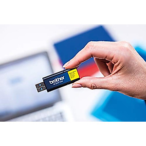 Brother Genuine CZ-1001 3/8” (0.37”) 9mm Wide x 16.4 ft. (5 m) Long Label roll Featuring Zink Zero Ink Technology