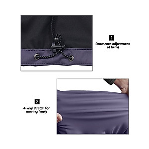 Little Donkey Andy Women's Lightweight Softshell Vest, Windproof Sleeveless Jacket for Running Hiking Travel, Purple S