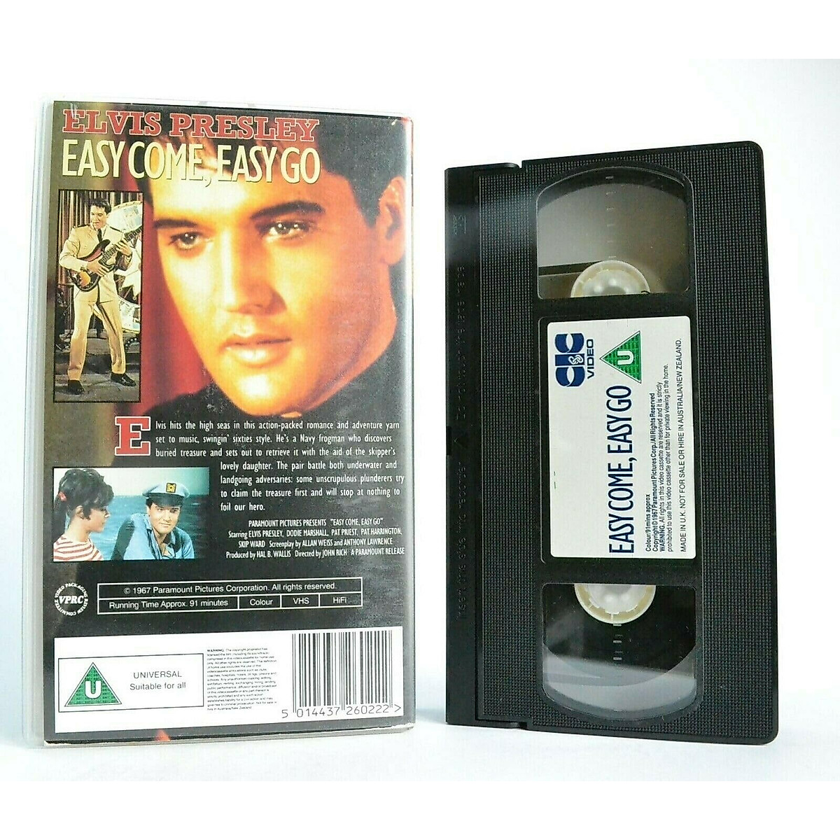 Elvis Presley Easy Come,Easy Go (1967) [VHS]
