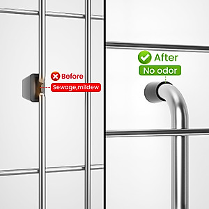 Frsmvati Sink Bottom Grid 24-1/8" x 12-5/8", Centered Drain with Corner Radius 1-1/2", Sink Protector for Kitchen Sink for Single Bowl Kitchen Sink