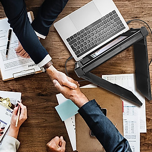 WESTHOD 12" Laptop Monitor Extender, Portable Monitor for Laptop HDMI USB C Screens Extender FHD 1080P, Plug-Play Tri-Screen for 13”-16” Laptops