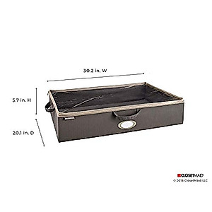 ClosetMaid 31495 Under-Bed Fabric Storage Bag, Gray