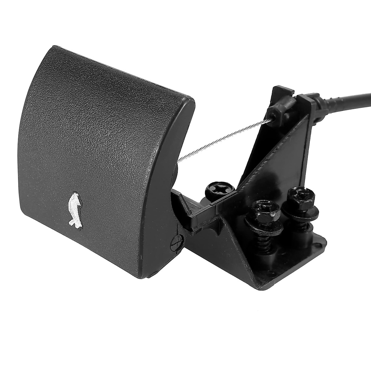 X AUTOHAUX Front Hood Release Cable Handle Assembly for Jeep Grand Cherokee WK 2005-2010 for Jeep Commander XK 2006-2010 Replace 55394495AB 55394495AC