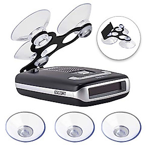 MvToe Radar Detector Suction Cup Mount Holder Compatible with Escort MAX, Max 2, MAX360 (Not for MAX360C Cradle Radar)