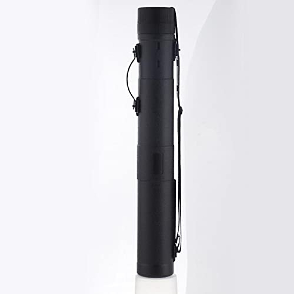 AMLESO Drawing Tube Blueprint Case Telescoping Large Black Expands to 53 Inches Poster Tube with Strap