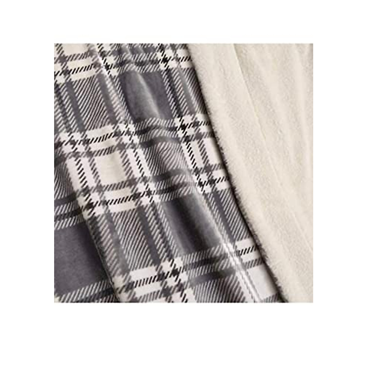 Life Comfort The Ultimate Throw I Luxurious Faux Fur Reversing to Plush I 60 in x 70 in I 100% Polyester I Great for Gifts