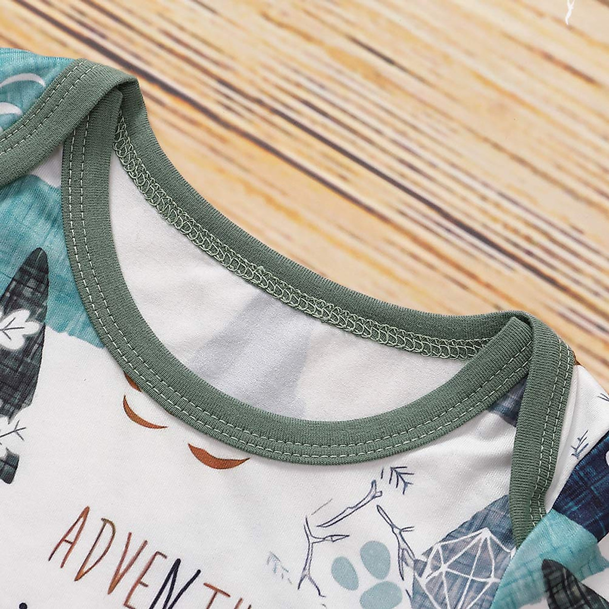 AMAWMW Newborn Baby Boys Girls Cartoon Sleeper Gown Long Sleeve Mountain Nightgown Hat Outfits (Cartoon Mountain, 0-6 Months)