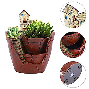 Succulent Animal Planters Cactus,Resin Plant Pots,Plants Pots,Hanging Garden Shape Resin Flower Pot,for Planting Succulent Plants Garden Decoration, Resin Plant Pots,Succulent Animal Planters CAC