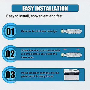 RIOMAN TN710 Toner Cartridge Replacement Compatible for Konica Minolta High Yield Work for Konica Minolta Bizhub 600 601 750 751 Printers