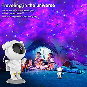 Galaxy Light Projector Baby Night Light Astronaut Galaxy Lamp Planetarium Projector Led Night Light For Gaming Room Adult Bedroom Ceilings Kids Room Decor Birthday Christmas Valentine's Day Gifts