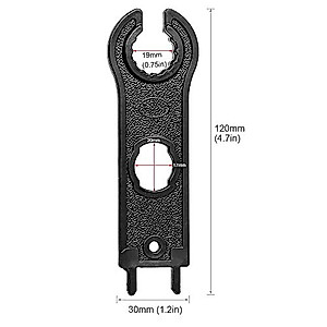 Carkio Solar Crimping Tools Crimper Compatible with Solar Panel 2.5-6.0mm² PV Cable and Connector Male Female Solar Cable Connection