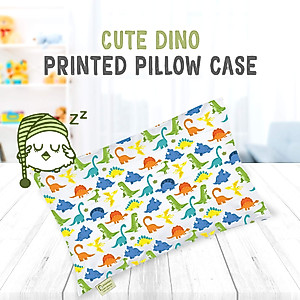 KeaBabies Toddler Pillowcase for 13X18 Pillow - Organic Toddler Pillow Case for Boy, Kids - 100% Natural Cotton Pillowcase for Miniature Sleepy Pillows - Pillow Sold Separately