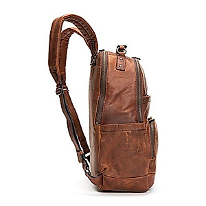 FRYE Logan Backpack Backpack Cognac Antique Pull Up One Size