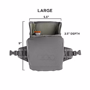 Eberlestock Recon Modular Bino Pack - Advanced Binocular Harness System with Customizable Attachments - Gray - Large
