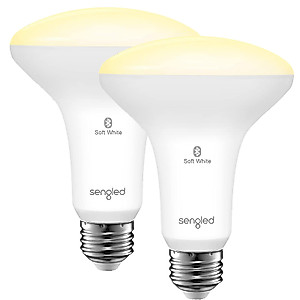 Sengled Alexa Light Bulb, Smart Flood Light Bulb, Smart Bulbs That Work with Alexa, BR30 Soft White 65W 2700K Recessed Dimmable LED Light Bulbs 650 LM, Bluetooth Light Bulb, No Hub Required, 2 Pack
