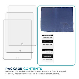 Tech Armor Matte Anti-Glare/Anti-Fingerprint Film Screen Protector for Apple iPad Mini 1, 2, 3 [ 2 Pack ]