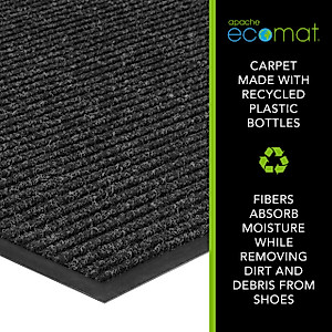 Apache Mills 18X27 Pepper Door Mat, 18-Inch X 27-Inch