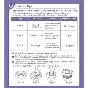 AFGSsm 8L Portable Washing Machine, Portable washer, mini washer with Soft Spin Dry for Apartments, Dormitories, Camping,RV(Green)
