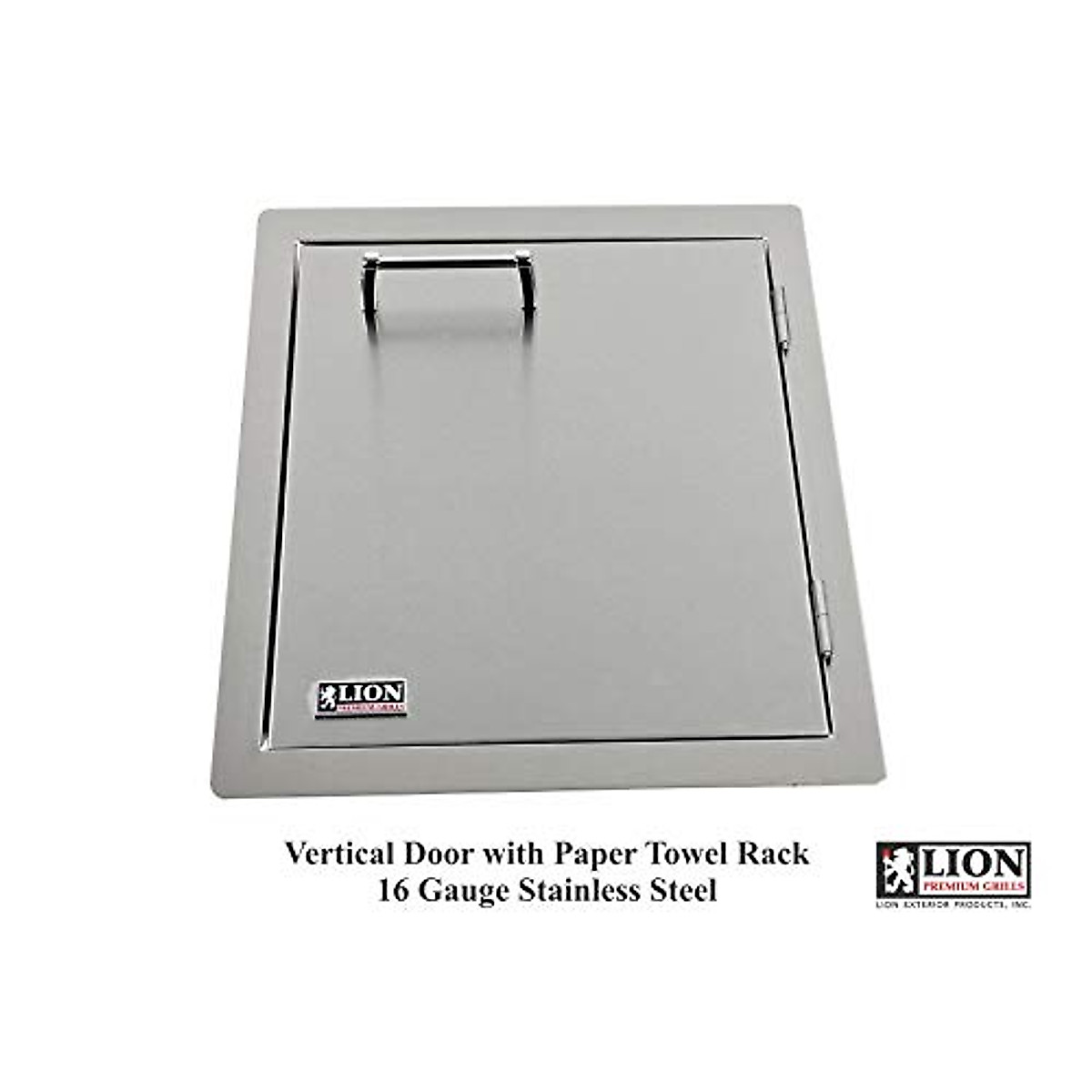 Lion 32-Inch Natural Gas Grill L75000 with Refrigerator and Vertical Door with Towel Rack and Drop-In Sink and 5 in 1 BBQ Tool Set Best of Backyard Package Deal