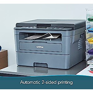 Brother HL-L23 90DW Series Compact Wireless Monochrome All-in-One Laser Printer, Print Scan Copy, Up to 32 Pages/Minute, Auto Duplex Printing, Mobile Printing, Durlyfish