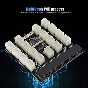 Mining GPU/PSU Power Supply Board 1600W 12V 17x 6pin PCI E Mining Server Power Supply for for DPS 1200FB A/DPS 1200QB A/PS 2751 5Q/PS 2751 LF 1F/HSTSN PL12/DPS 700LB D/PS 2112