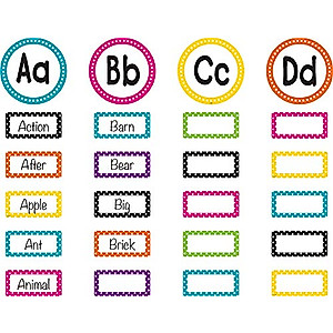 Teacher Created Resources Polka Dots Word Wall Bulletin Board Display Set